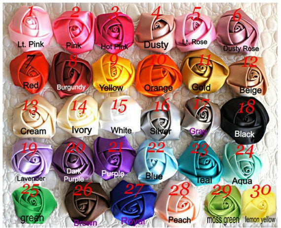 MEGAN~EMR Ivory Silver Satin Rose Brooch Bouquet or DIY KIT – Bouquets ...